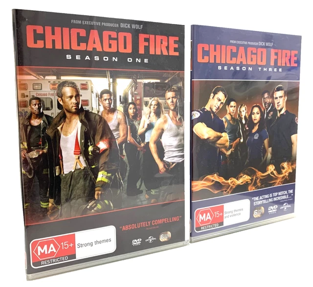 CHICAGO FIRE DVD Season 1 3 PAL Region 2 4 Procedural Drama TV Series ...