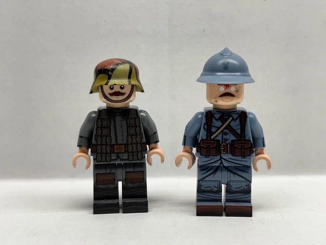 LEGO TMC THE Minifig Co Custom WW1 German and French Soldier ...