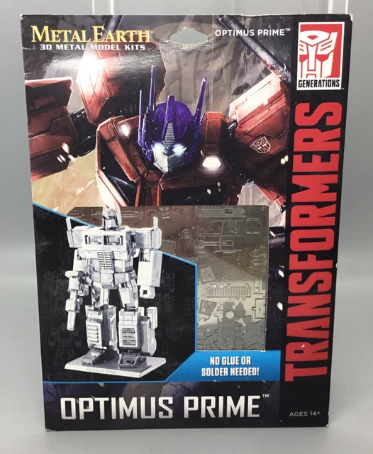 TRANSFORMERS GENERATIONS METAL Earth Optimus Prime Model Kit $4.99 ...