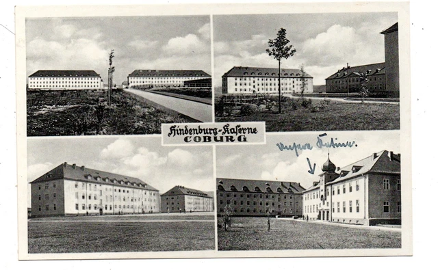 Z23- AK COBURG Hindenburg Kaserne Stabsgebäude Kantine 1937 EUR 2,99 ...