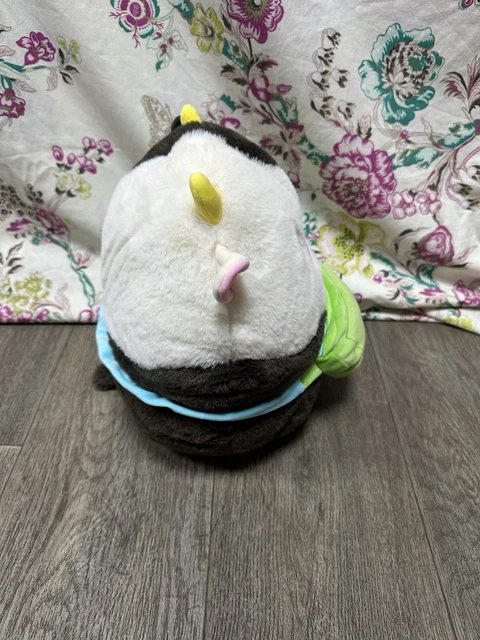 ORIGINAL SQUISHMALLOWS FUZZ-A-MALLOWS 30cm Connor the Black and White ...