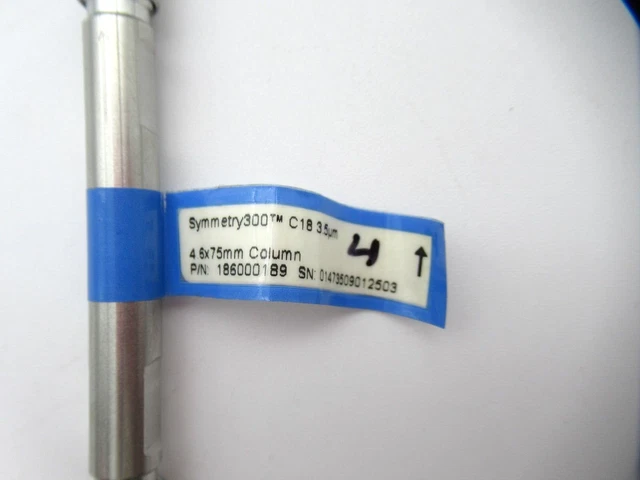 WATERS 186000189 SYMMETRY C18 Column, 300Å, 3.5 µm, 4.6 mm X 75 mm £119 ...