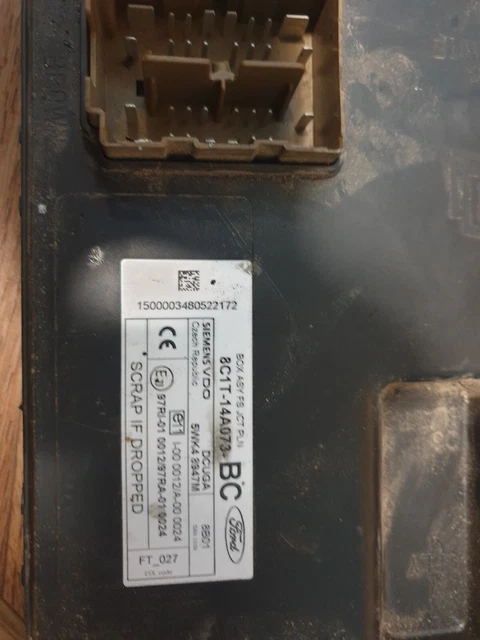 FORD TRANSIT MK7 TDCI BODY CONTROL CONTROL 8C1T14A073BC Bcm £45.00 ...