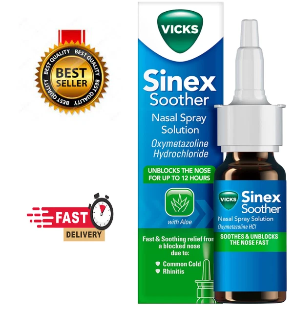 VICKS SINEX SOOTHER 15 Ml Nasal Spray Solution £5.19 - PicClick UK