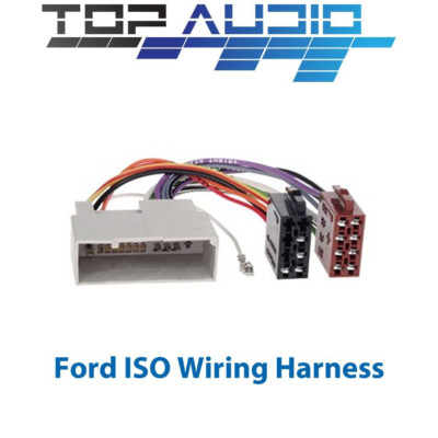 FORD ISO WIRING HARNESS stereo radio plug lead wire loom connector ...