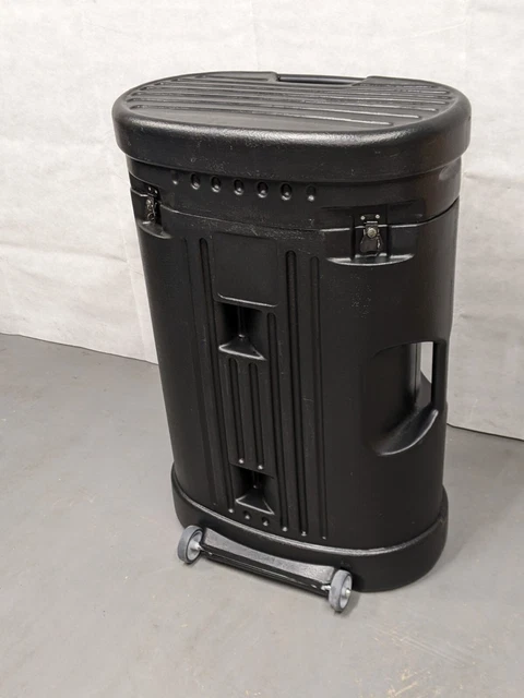 WHEELED TROLLEY LOCKABLE Storage Case Exhibition Display Stand Box EUR ...