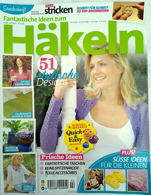 SIMPLY STRICKEN - das moderne Strickmagazin für alle Sonderheft Häkeln ...