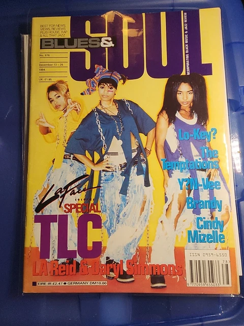 TLC MAGAZINE LEFT Eye Chilli T-Boz Germany Import 1994 Vintage Blues ...