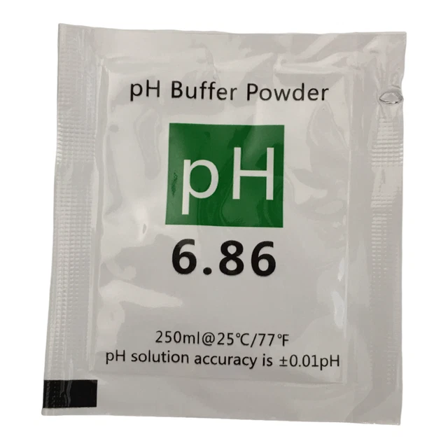 PH METER CALIBRATION Sachet Buffer Powder 250mL Solution Ph6.86 x 1 ...