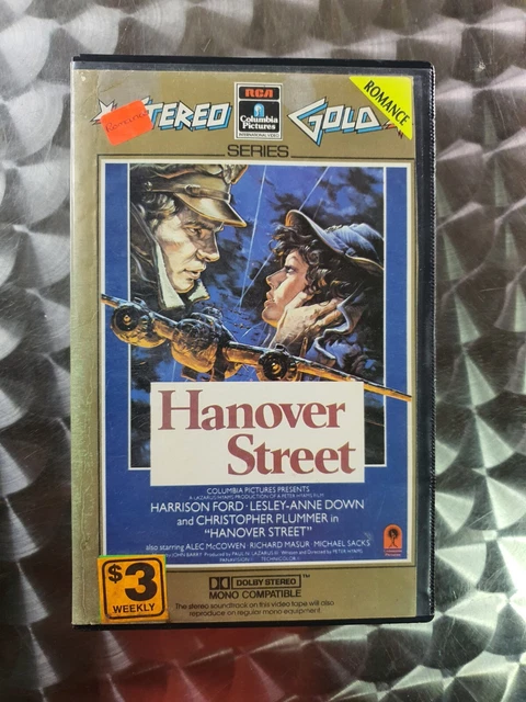 HANOVER STREET - Harrison Ford - VHS Movie - Video Tape - Big Box Ex ...