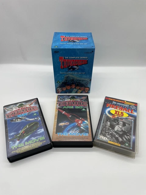 THUNDERBIRDS COMPLETE SERIES Limited Edition 9 DVD Boxset (1965) + 3 x VHS £59.99 - PicClick UK