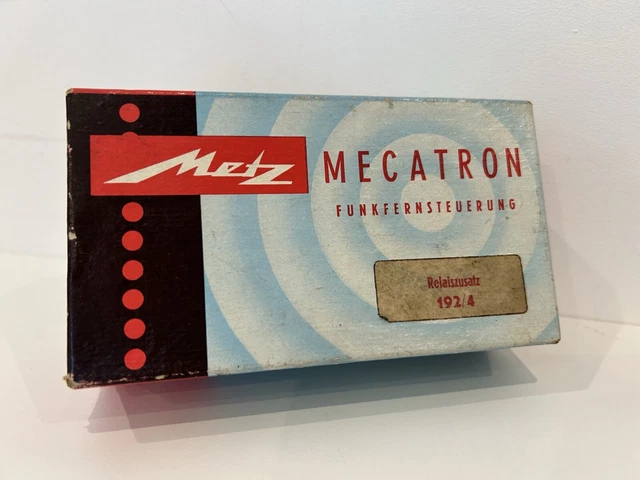 METZ MECATRON FUNKFERNSTEUERUNG Relaiszusatz 192/4 * Originalkarton * 1960er EUR 69,00 - PicClick DE