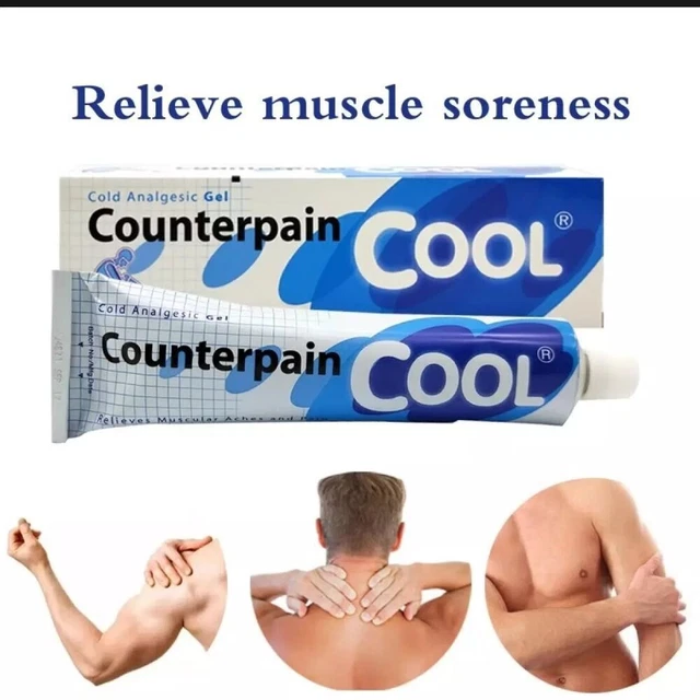 COUNTERPAIN COOL RELIEVES Muscular Aches And Pain Cold Analgesic Gel 3 ...