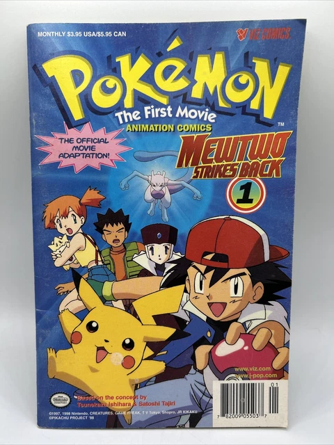 POKEMON ANIMATION COMIC The First Movie Mewtwo Strikes Back RARE £15.00 ...