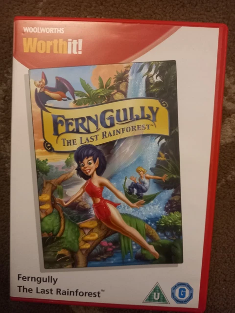 FERN GULLY THE Last Rainforest Dvd Woolworth's Worth It Cover Kids ...
