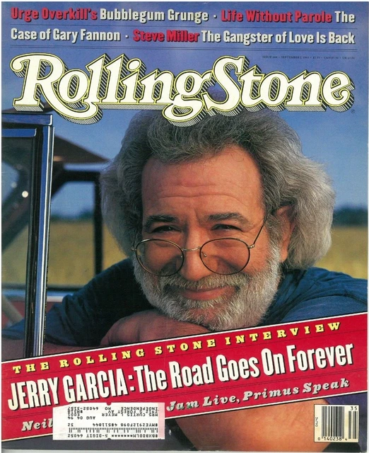 ROLLING STONE MAGAZINE Sep 2, 1993 Iss 664 Jerry Garcia Steve Miller ...