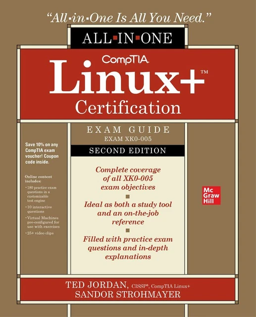 COMPTIA LINUX + Certificado All-In-One Exam Guía, Segunda Edición (Exam XK0-005 EUR 59,83 ...
