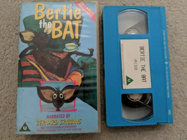 BERTIE THE BAT VHS Video Rare Kids' TV Bernard Cribbins 1991 £6.99 ...