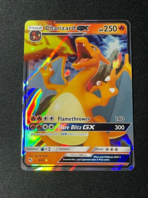 POKEMON CHARIZARD GX 9/68 Ultra Rare Hidden Fates - Near Mint Condition ...