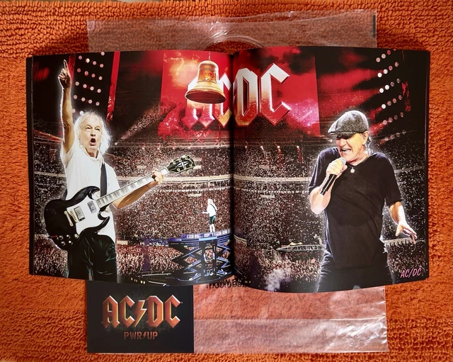 AC/DC OFFICIAL TOUR PROGRAMME-DUBLIN 2024 POWER UP TOUR+BAG and POP UP ...