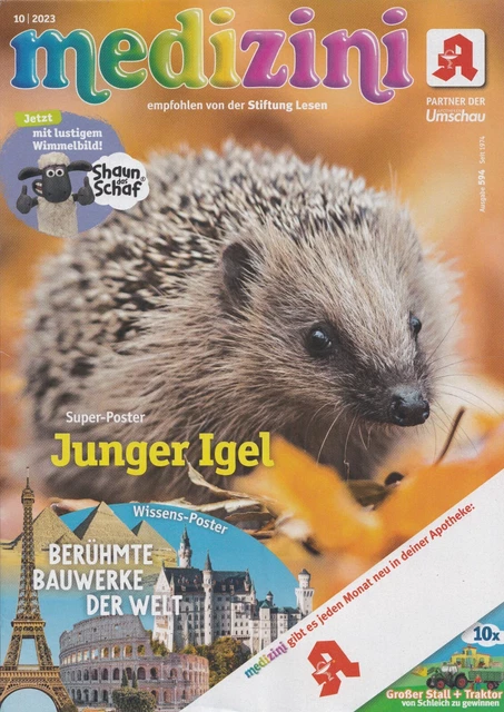 MEDIZINI APOTHEKENZEITUNG 10/2023 Junger Igel - Berühmte Bauwerke der ...