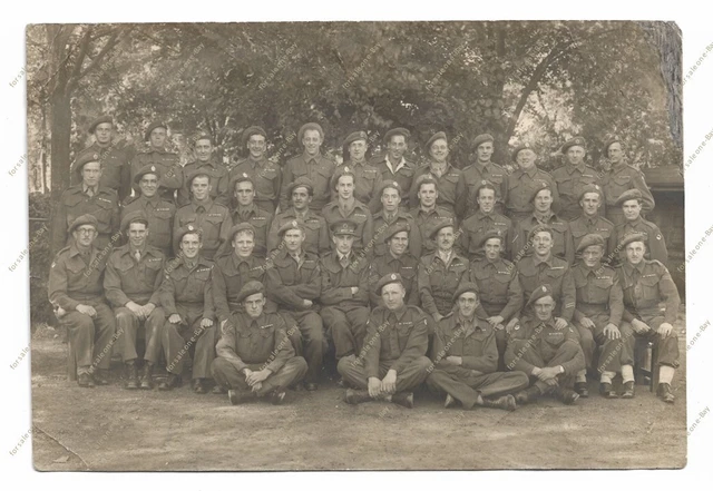 WW2 PHOTO XXX Corps Troops Royal Engineers soldiers, 30 Corps formation ...