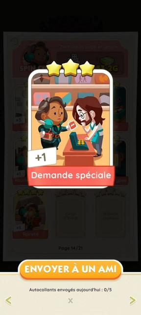 CARTE MONOPOLY GO Demande Spéciale EUR 1,50 - PicClick FR