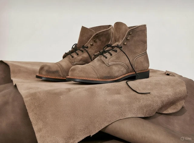 RED WING IRON Ranger Muleskinner Slate Gray 8087 8 D MINT! £229.54 ...