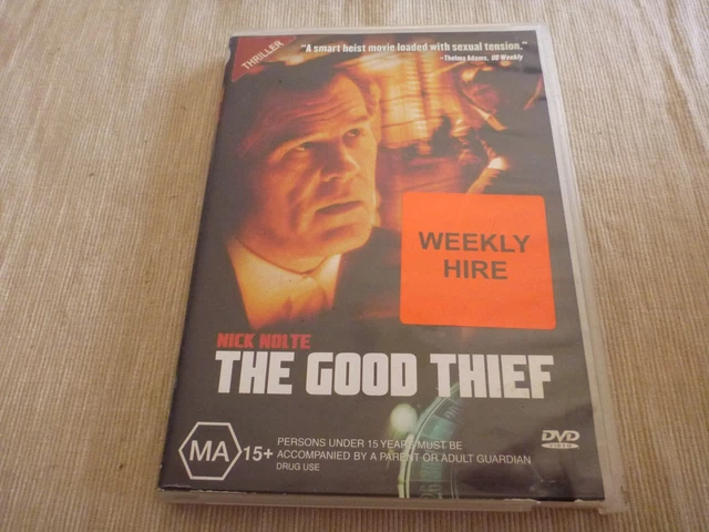 THE GOOD THIEF (DVD, 2002) Region 4 Ex Rental Nick Nolte Ralph Fiennes ...