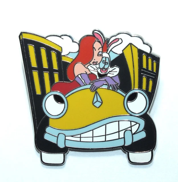 DISNEY PIN TRADING Who Framed Roger Rabbit Jessica Rabbit Benny The Cab ...