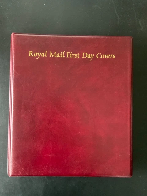 GB ROYAL MAIL First Day Covers Album 53x FDC Typed Addressed 1995-1999 ...