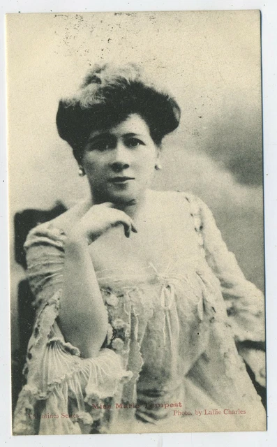 MISS MARIE TEMPEST Edwardian Beauty / Actress Vintage Postcard A11 EUR ...
