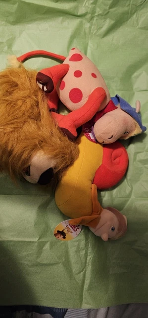 MAGIC ROUNDABOUT DYLAN Brian Ermintrude Dougal Florence Sm Beanie Plush ... MAGIC ROUNDABOUT DYLAN Brian Ermintrude Dougal Florence Sm Beanie Plush ...