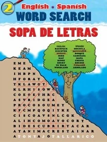 ENGLISH-SPANISH WORD SEARCH Sopa de Letras 1 - New Paperback - H245z ...