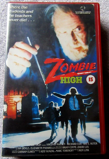 ZOMBIE HIGH, VHS Big Box Vestron Ex Rental, Virginia Madsen Richard Cox ...