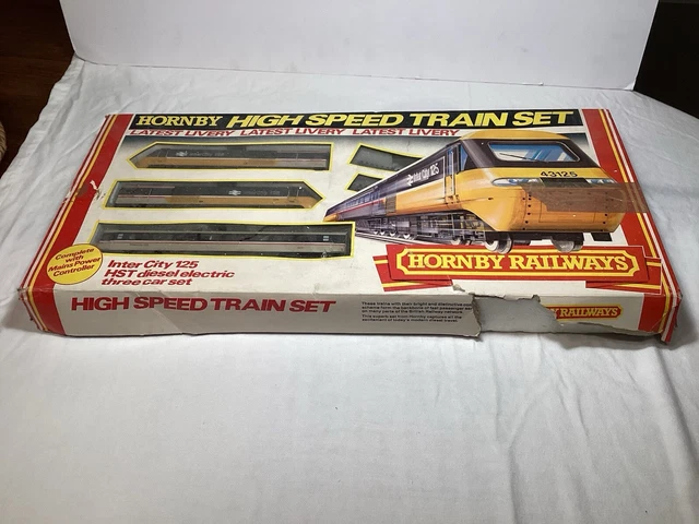 VINTAGE HORNBY INTERCITY 125 High Speed Train Set. Spares/Repairs £14. ...