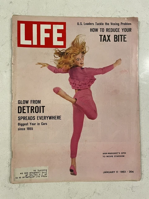LIFE MAGAZINE JANUARY 11, 1963 Ann-Margret Bye Bye Birdie Cuba Detroit ...