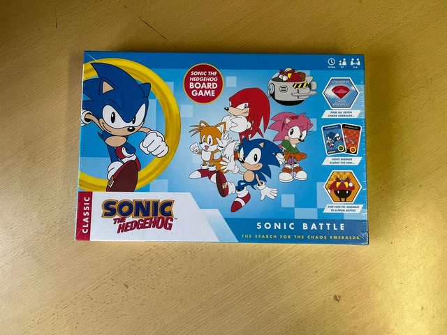 SONIC THE HEDGEHOG Board Game - Sonic Battle - The Search for the Chaos ...