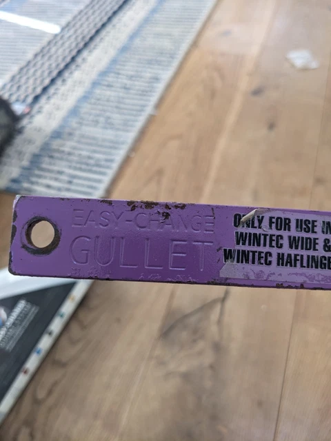WINTEC BATES SADDLE Gullet Bar Easy Change System purple, 3XW £12.92 ...