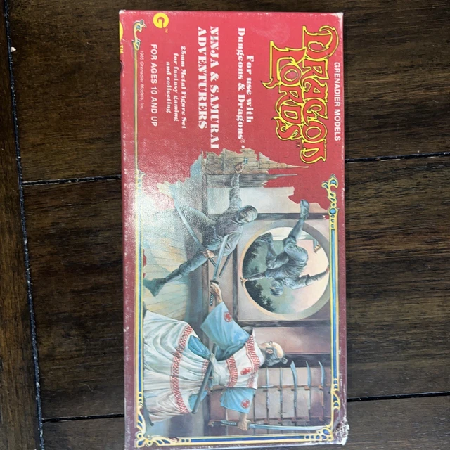 VINTAGE GRENADIER DRAGON Lords Ninja & Samurai Adventurers Miniatures ...