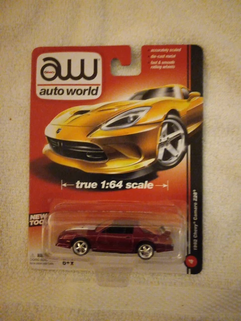AUTO WORLD CHASE 1992 Camaro Z28 Ultra Red / White Stripes/ First ...