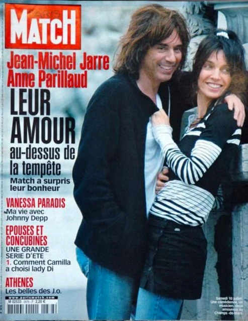 PARIS MATCH N° 2878 du 15 juillet 2004 - Jean-Michel Jarre & Anne ...