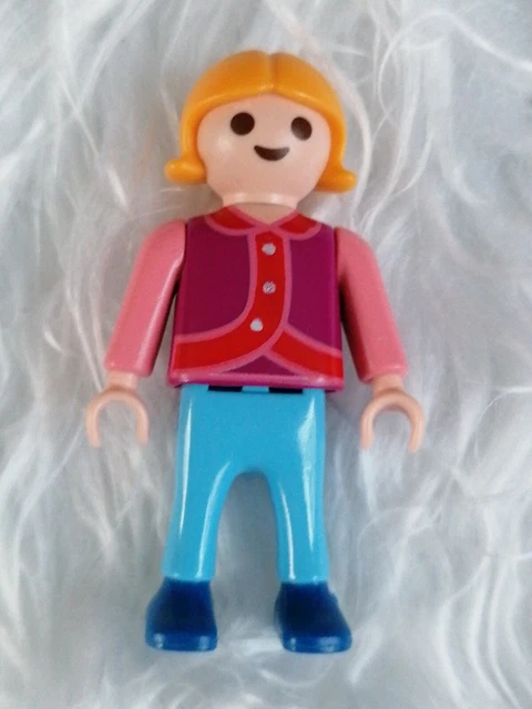 PLAYMOBIL FIGUR KIND Lisa Kramer Freundin von Lena Familie Hauser Vogel ...