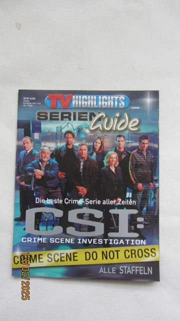 TV HIGHLIGHTS EXTRA Serien Guide CSI Las Vegas (alle Staffeln), 2006 ...