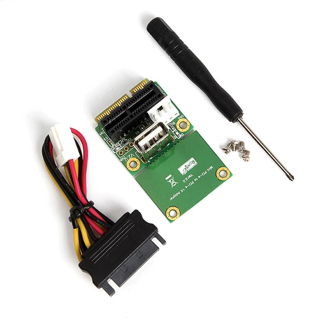 MINI PCI-E TO PCI-E PCI-E 1X to Mini PCI-E Adapter PCIE Cards Tester ...