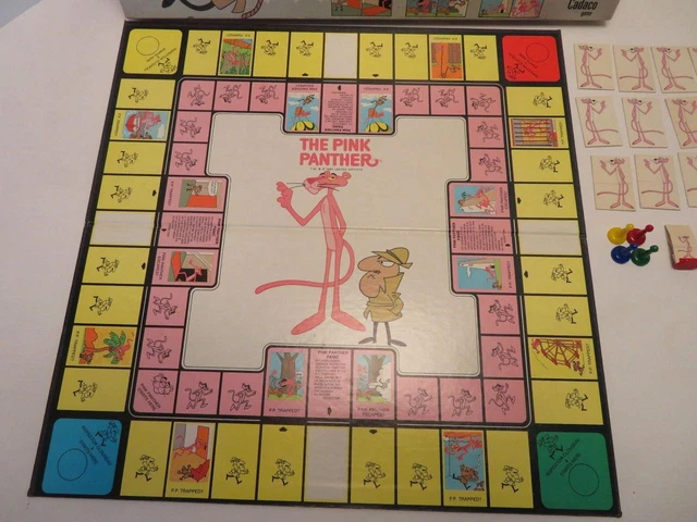 1981 PINK PANTHER Board Game by Cadaco 100% Complete $30.84 - PicClick CA