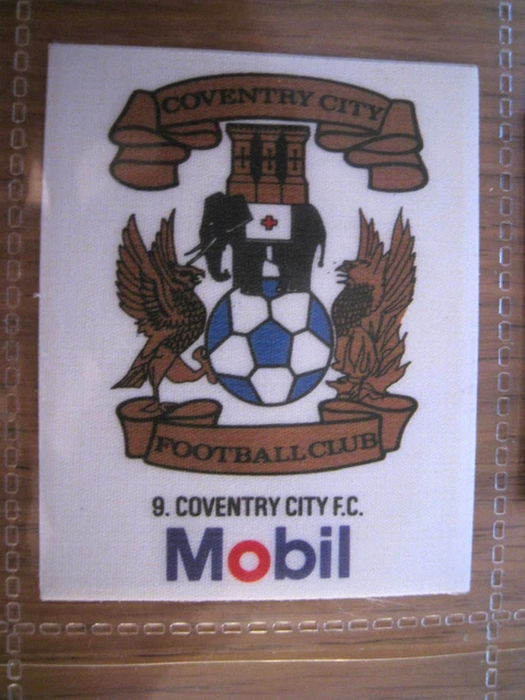PUSB FOOTBALL CLUB BADGE - COVENTRY CITY F.C. - Issued by MOBIL OIL in ...