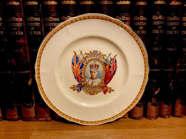 KING EDWARD VIII Coronation (The Uncrowned King) Grindley Cream Petal ...