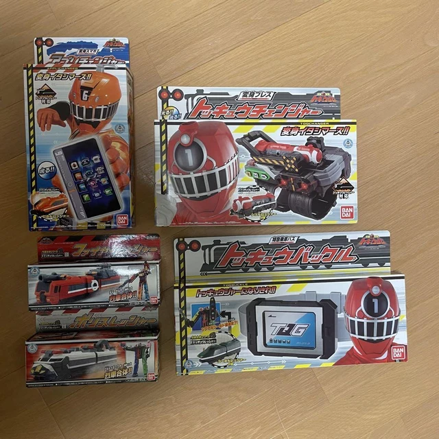 POWER RANGERS RESSHA Sentai ToQger Morpher Megazord 5p set BANDAI Japan ...