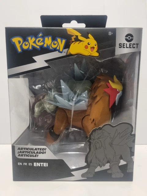 POKÉMON SELECT ENTEI Super-Articulated 6-Inch Action Figure Brand New ...